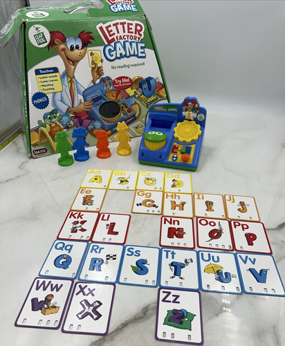 Leap Frog Letter Factory Game Missing Letters F, M, And Y- And Battery ...