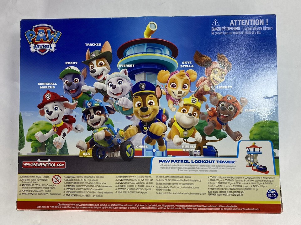 New! Paw Patrol 10th Anniversary All Paws 10 Figures Gift Set ...