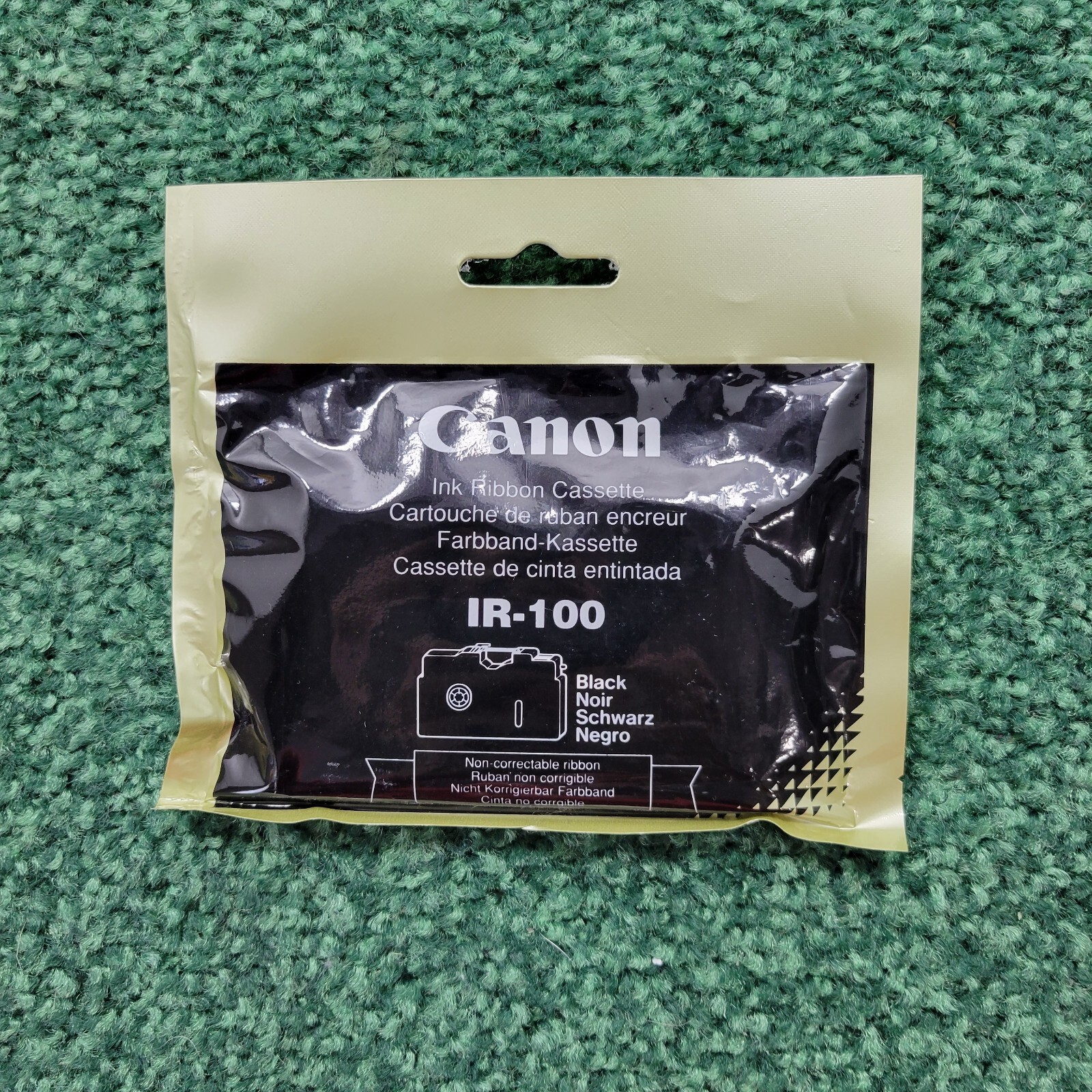 Canon IR-100 Black Ink Ribbon Cassette Cartridge Typewriter Typestar 2 ...