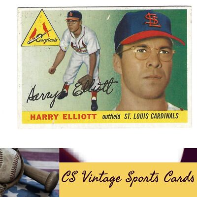 1955 Topps #137 Harry Elliott ROOKIE | eBay