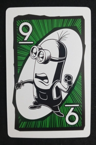 2019 Mattel Minions The Rise of Gru Uno Card Green #9 | eBay