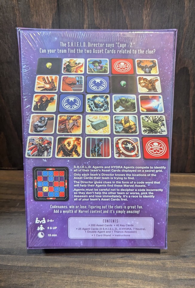 marvel codenames marvel superheroes card game sealed | eBay