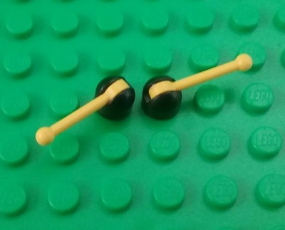 *NEW* Lego Black Base Rare Yellow Gear Levers Sticks Antennas - 2 ...