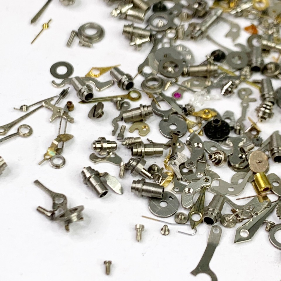 10 Grams Tiny Watch Parts Steampunk Screws Gear Nail Art Watchmaker Lot ...