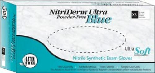 INNOVATIVE NITRIDERM® ULTRA BLUE NITRILE, X-LARGE, 80/BOX, 10 BOXES ...