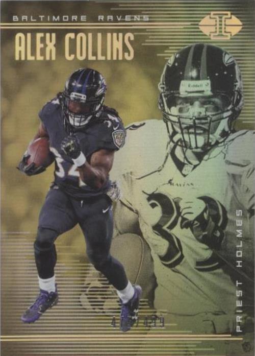2018 Panini Illusions - Priest Holmes, Alex Collins #87 Trophy ...
