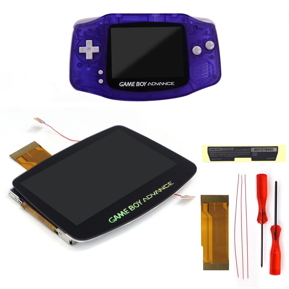 V5 Drop In GBA Laminated IPS 720X480 OSD Backlight Backlit LCD For GBA ...