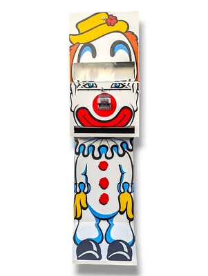 1970’s 1980’s Vintage Clown Candy Vending Dispensing Machine Coin ...