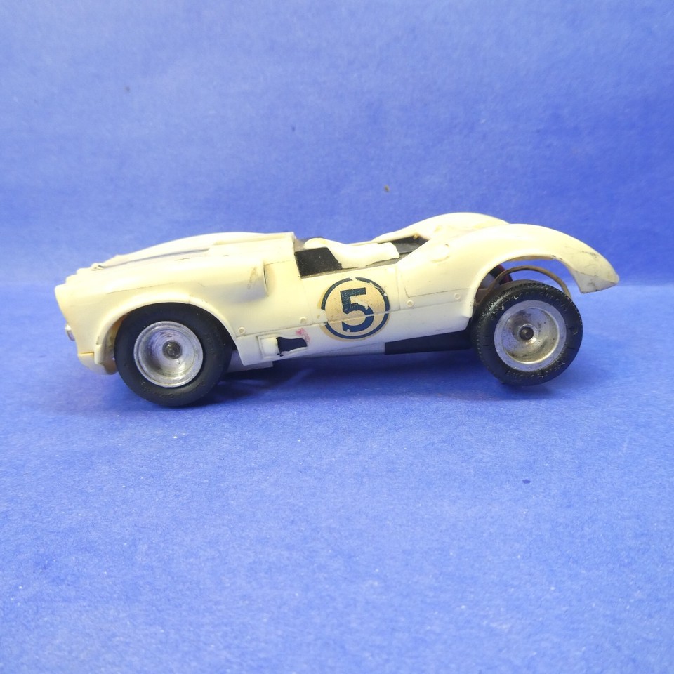 Aurora Slot Car Vintage #5 White 5" Long AS IS | eBay
