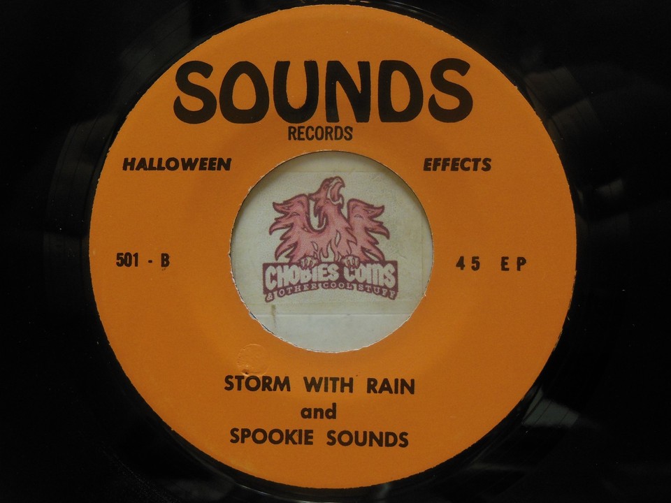 Hallowe'en Spooky Sounds - Sounds Records – 501, 45 RPM EX (29B) | eBay