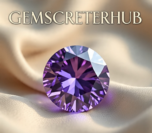 2 Ct Fancy Purple VVS1 Natural Diamond Round Cut Premium Quality ...