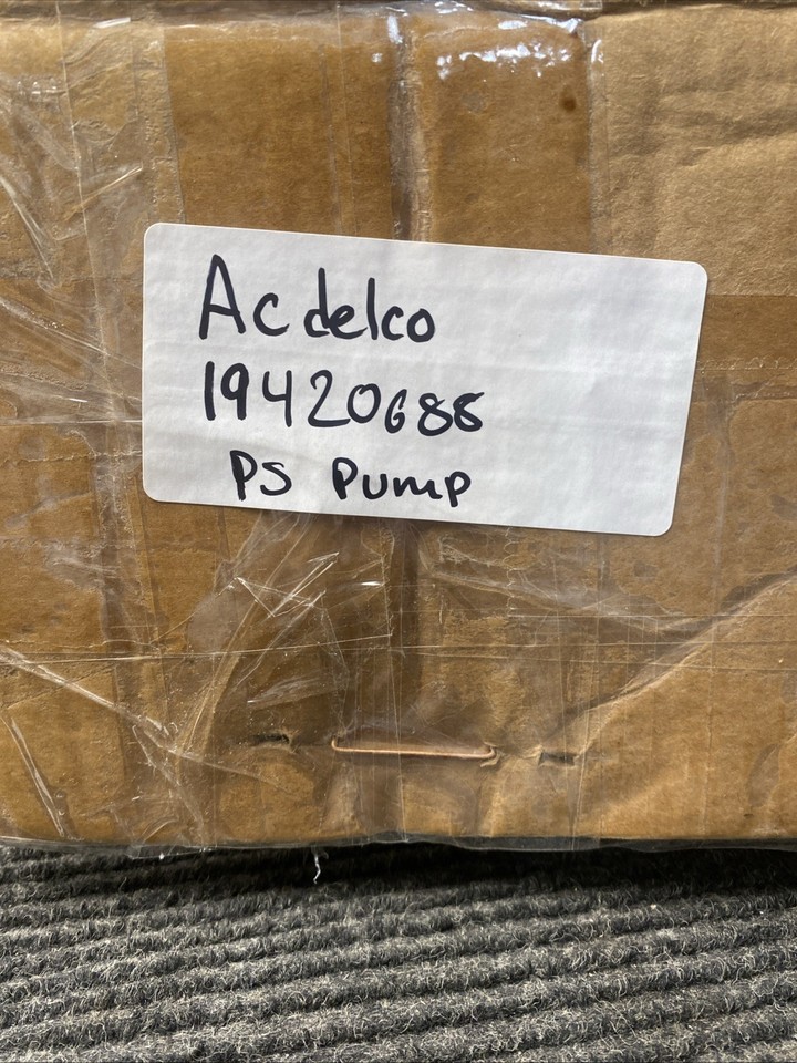 Acdelco 19420688 Power Steering Pump Hydraulic, Pressed | eBay