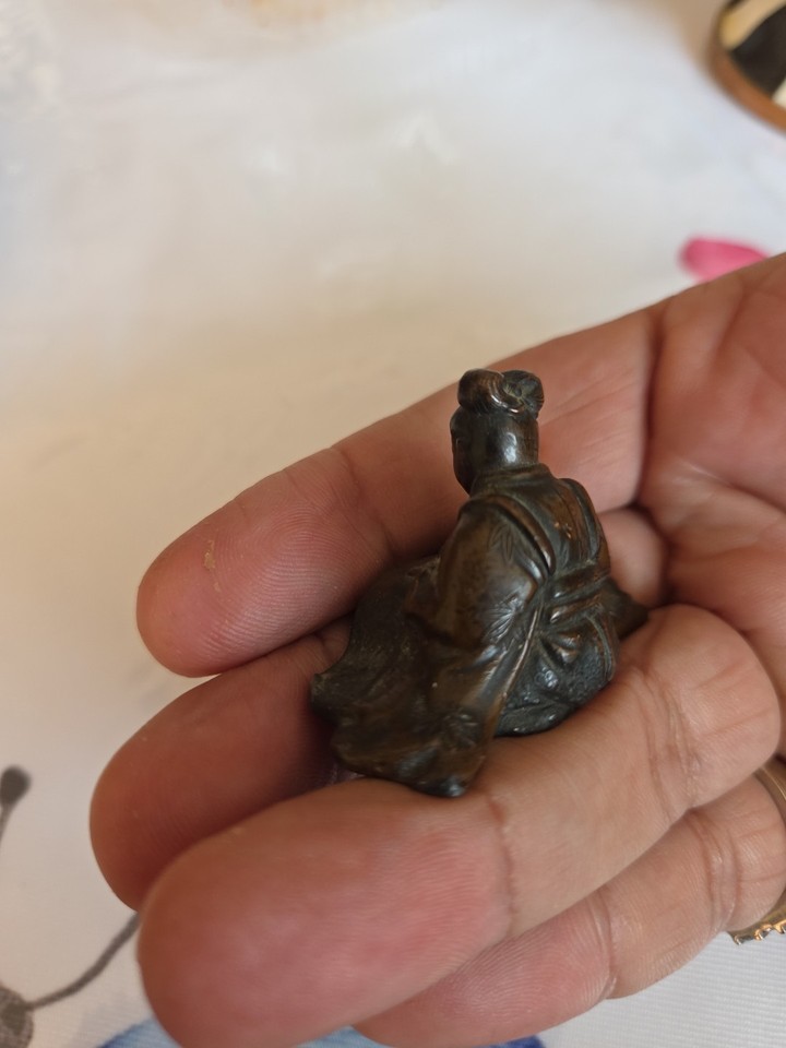 Japanese Vintage The Haiku Master Poet Matsuo Basho Bronze Statue 2" | eBay