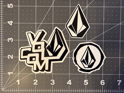 Volcom Stone Logo 3 Sticker Lot | eBay