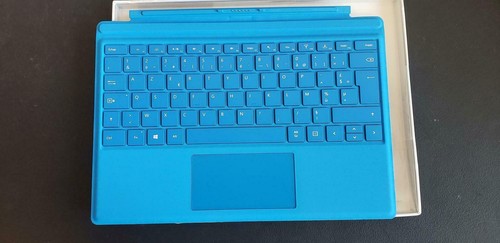 Microsoft Surface Bright Blue Type Cover Pro 4 International Layout QC7 ...