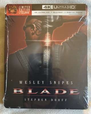 Blade 4K Steelbook (4K UHD + Blu-ray + Digital) Brand New OUT OF PRINT ...