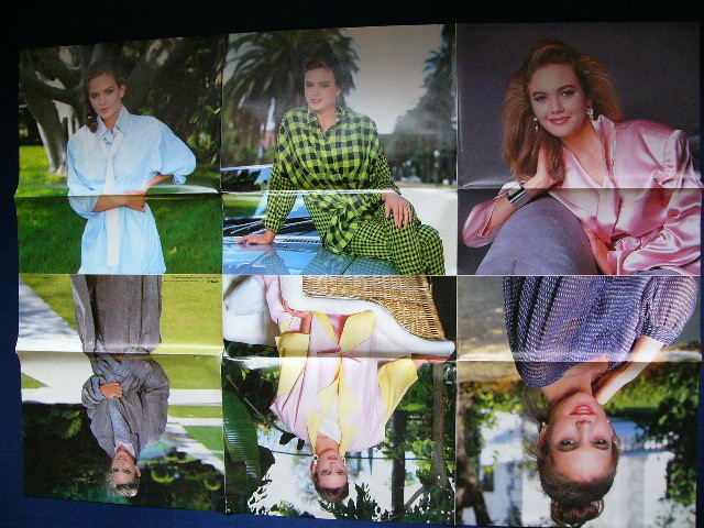 1986 Diane Lane MAX FACTOR Japan VINTAGE POSTER VERY RARE | eBay