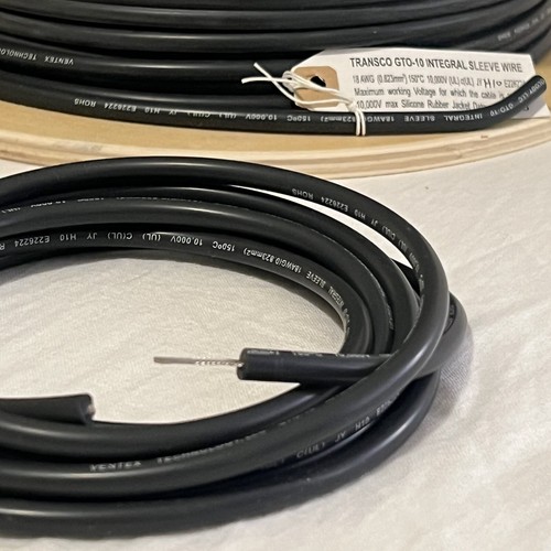 By The Foot Ablon Tech VENTEX GTO 10 SiliFlex Black SILICONE Neon Wire ...