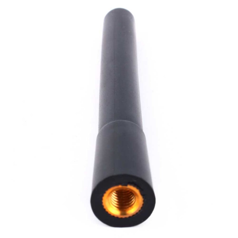 Short Car Antenna Black Stubby AM/FM Radio Aerial Screw Universal 4 ...