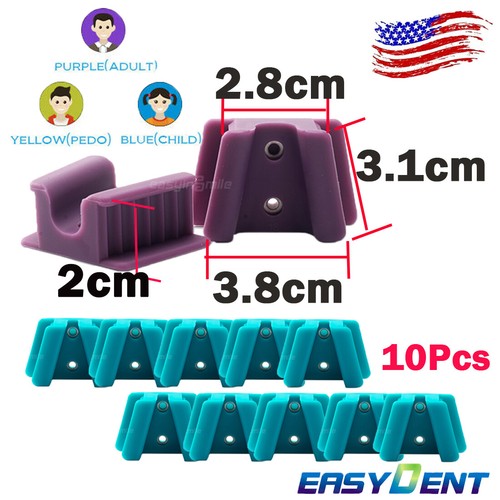 Easyinsmile 10Pcs Dental Bite Block Silicone Mouth Props intraoral ...