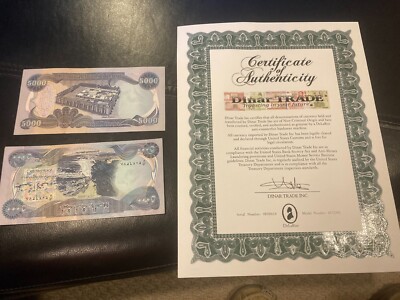 5k IRAQI DINAR Notes - 4 notes for $25 | eBay