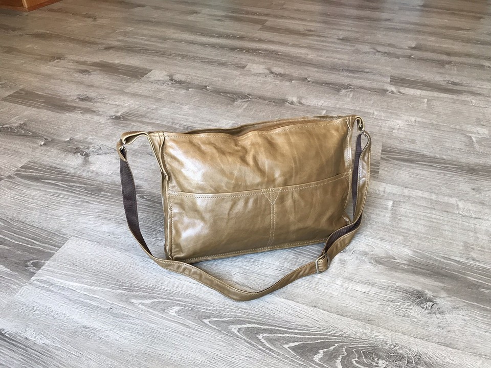 Distressed Leather Crossbody Bag, Rustic Messenger Purse, Handmade ...