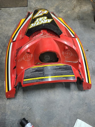 Arctic Cat Hood Shroud Red 2003-2004 Sabercat Firecat F7 700 | eBay