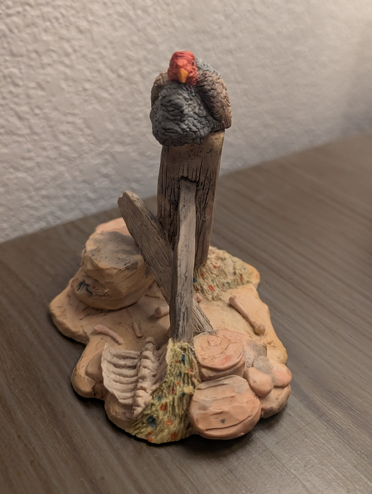 Vintage 1984 Border Fine Arts Turkey Vulture Figurine. Made in Scotland ...