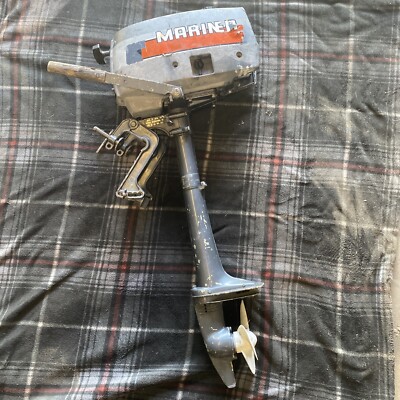 Mariner MERCURY 2hp outboard motor. Marine 2 Stroke. TILLER DRIVE ...