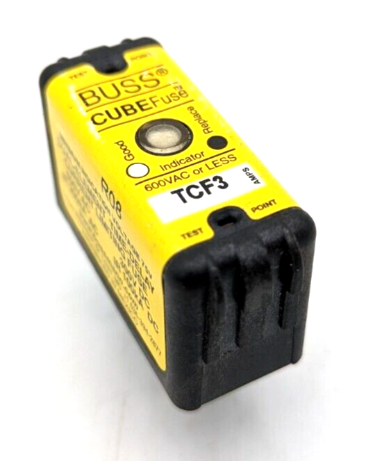Cooper Bussmann TCF3 Finger Safe Fuse 3A 600V Used | eBay