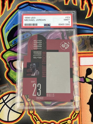 1996-97 Upper Deck UD3 Star Focus Michael Jordan #23 PSA 9 MINT HOF NEW SLAB | eBay