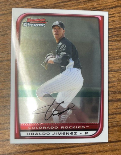 2008 TOPPS/Bowman Chrome Card # 64 Ubaldo Jimenez - Colorado Rockies | eBay
