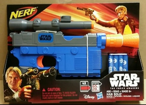 Hasbro Nerf Star Wars The Force Awakens Han Solo Blaster 630509392339| eBay
