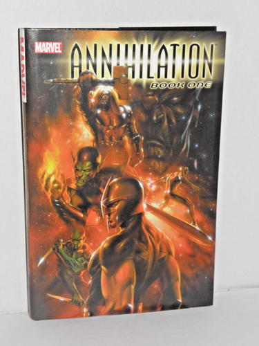 2007 HARDBACK MARVEL ANNIHILATION BOOK ONE WITH ORIGINAL DUST JACKET NO ...
