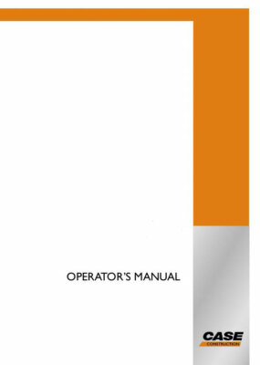 CASE CE M3 CRAWLER OPERATOR`S MANUAL | eBay