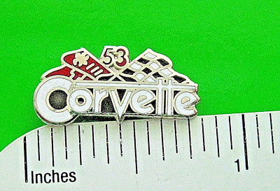 '53 1953 Chevrolet CORVETTE - hat pin , lapel pin , tie tac , hatpin ...