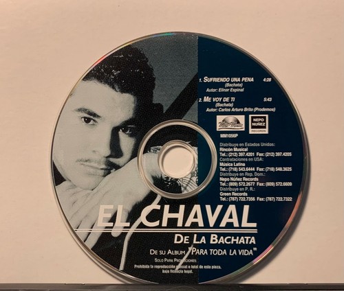 EL CHAVAL de la Bachata - Sufriendo Una Pena (CD, Single, Promo) 1999 ...