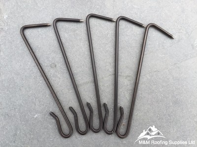 Slate Hooks | 100mm | Point Driven | 316 Grade | Stainless Steel ...