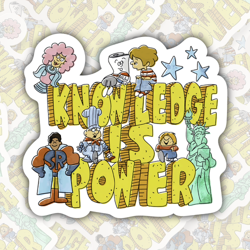 School House Rock ~ Knowledge is Power * STICKER OR MAGNET * | eBay