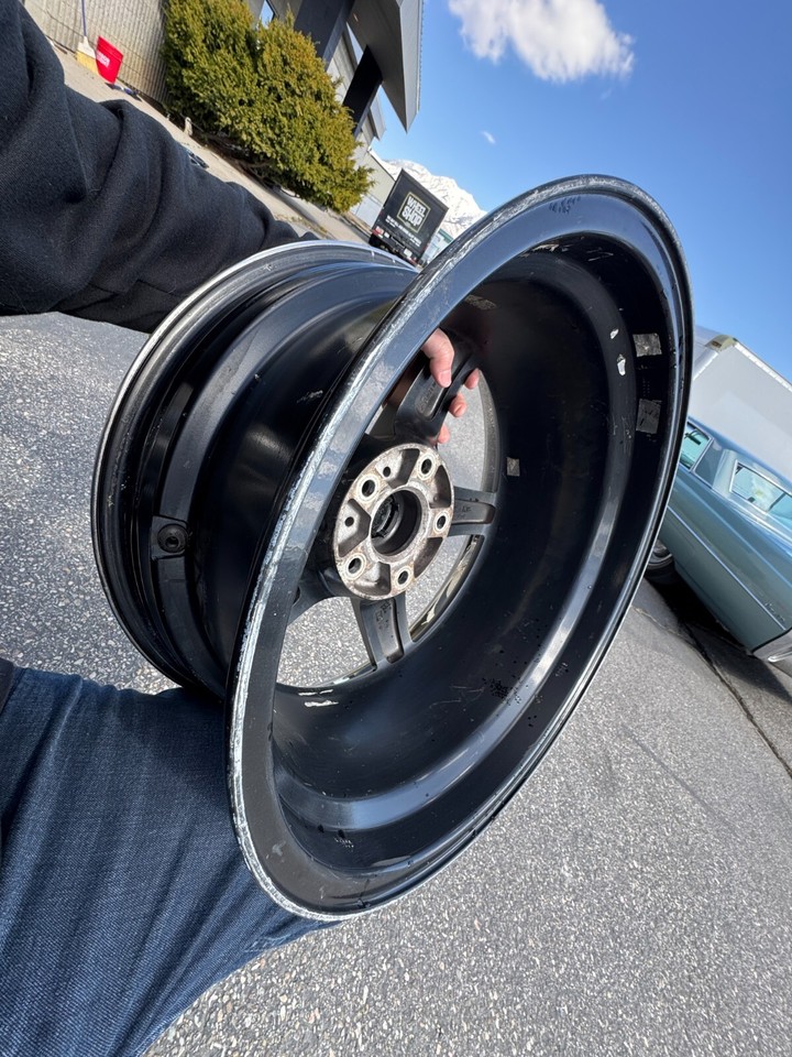 18" PORSCHE MODA 911 993 964 CUP BLACK FACTORY STOCK 5X130 WHEELS RIMS ...