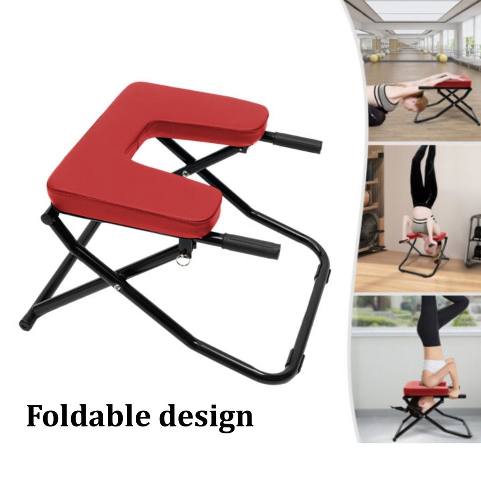 Yoga Headstand Bench Chair Stand Inversion Stool Fitness Inversion ...
