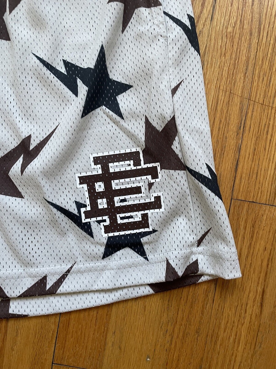 Eric Emanuel X BAPE Stars Cream Basic Short XL Basketball Eric Emanuel X BAPE Stars Cream Basic Short XL Basketball