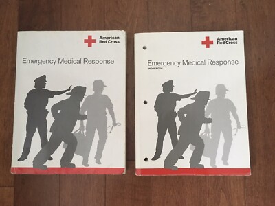 American Red Cross Emergency Medical Response Text Book And Work Book ...