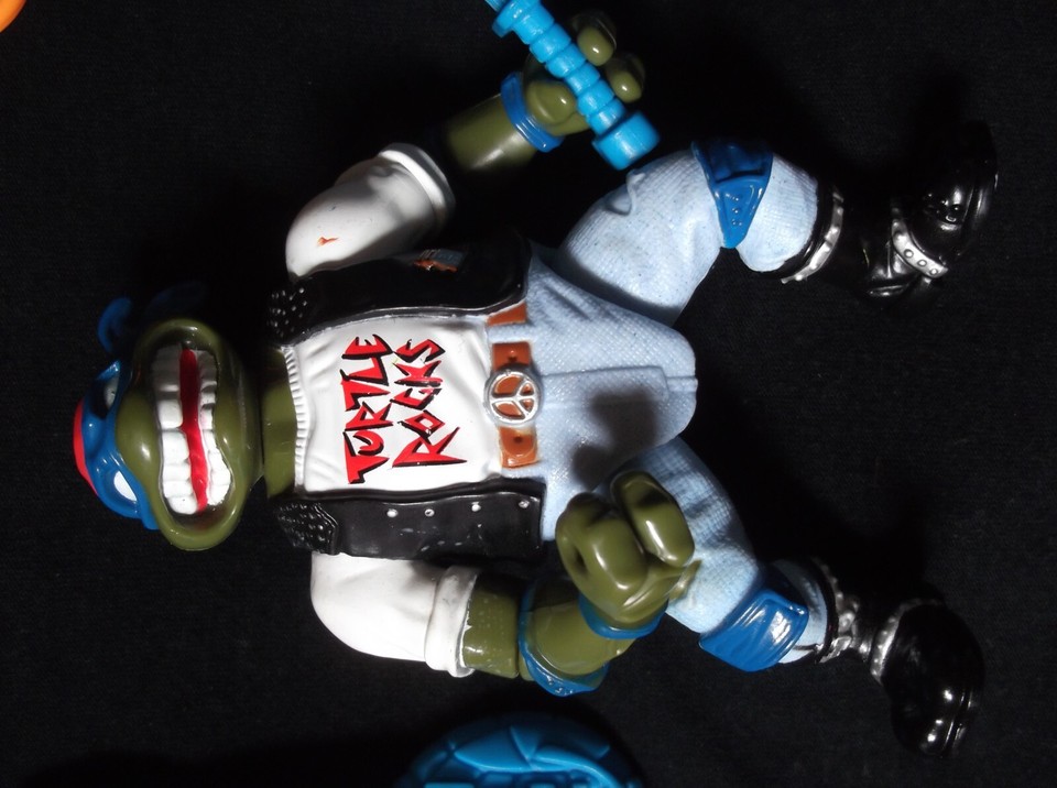 Rare COMPLETE Rock N Rollin Teenage Mutant Ninja Turtles Rocker Leo ...