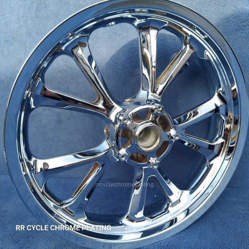 18-24 Chrome Honda GL1800 Goldwing Front Wheel Rim Exchange Progra ...