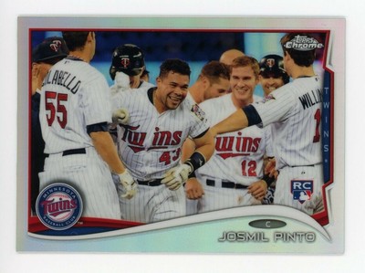 2014 Topps Chrome JOSMIL PINTO Real ROOKIE CARD RC REFRACTOR #24 ...