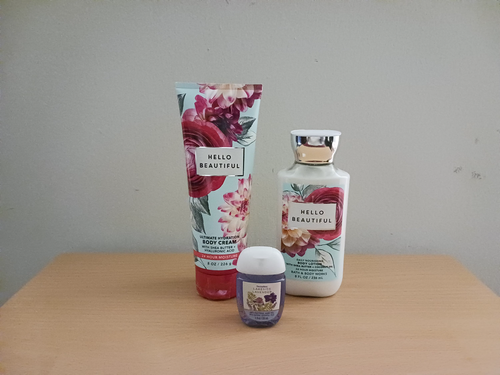 Bath & Body Works Hello Beautiful Cream Lotion Hand Sanitizer Set | eBay