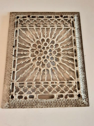 Antique Rectangle Floor Heat Register Cast Iron 14"x11" (W1) | eBay