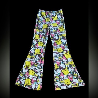 Sanrio Hello Kitty And Friends High Rise Flare Womens/ Juniors Leggings ...