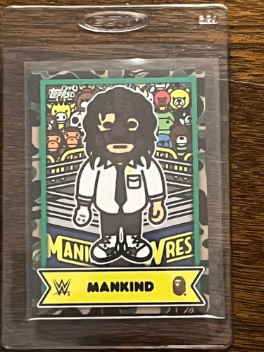 Mankind Baby Milo Insert 2025 Topps WWE X BAPE Camo Border | eBay